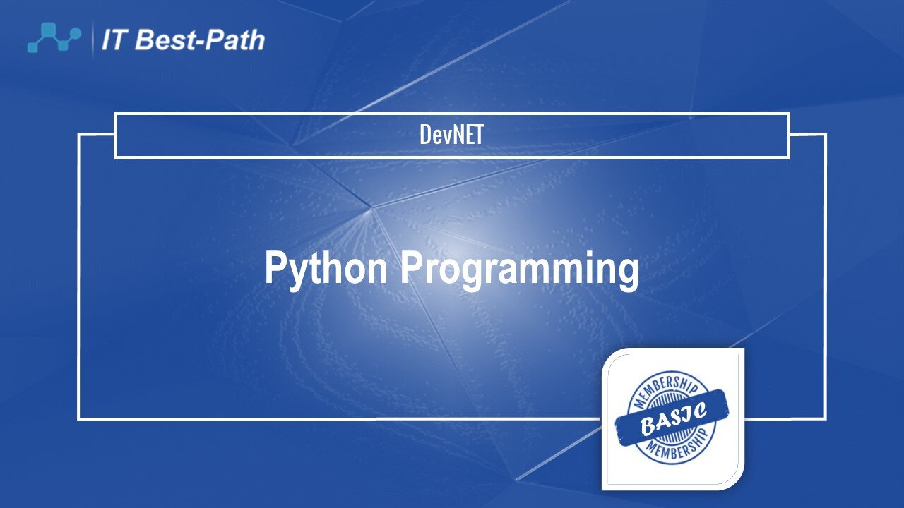 [DevNET] Python Programming – IT BEST-PATH
