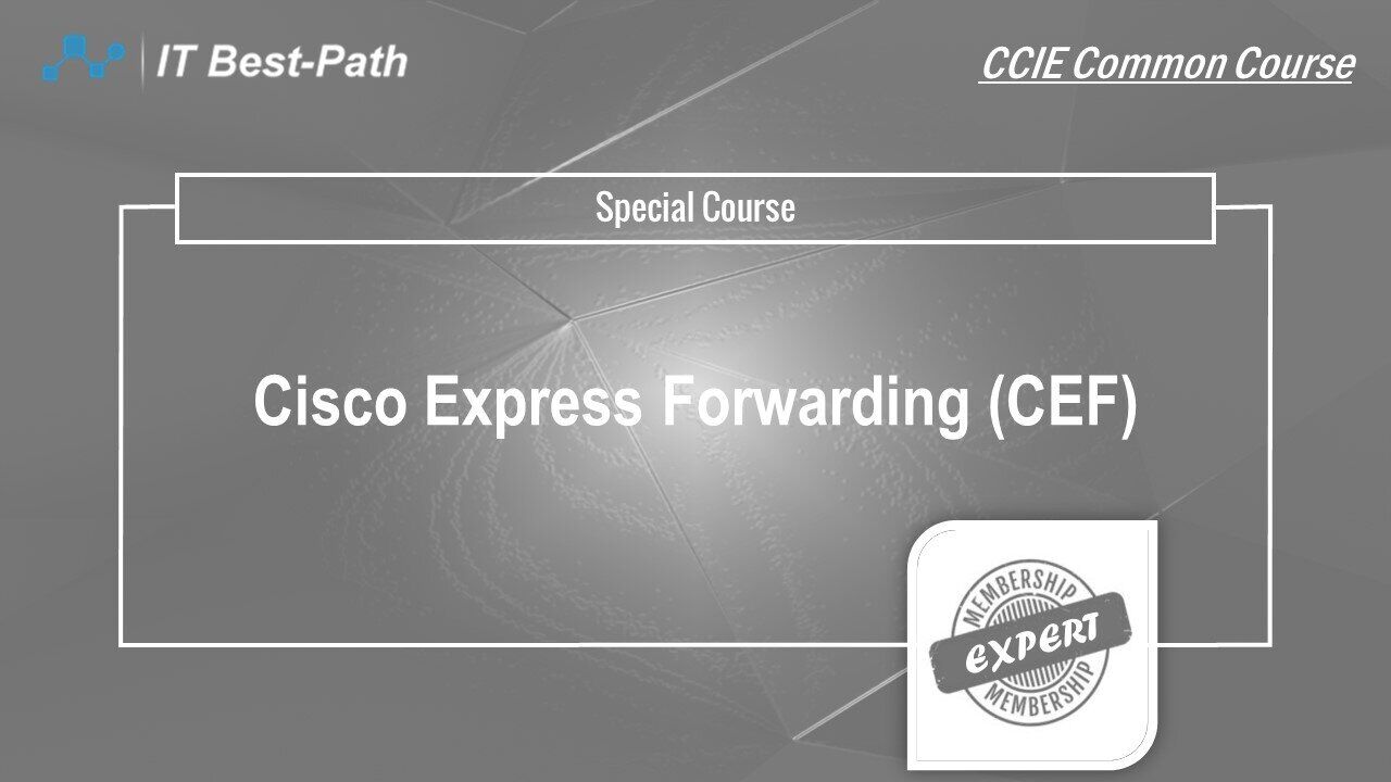 [Special] Cisco Express Forwarding (CEF) – IT BEST-PATH